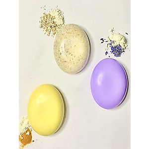 Flambeaux Bath & Beauty | Handmade Soap | Turmeric + Lemon | Goat Milk Soap | Reduces Acne Scars | Hyper-pigmentation | Natural Exfoliant | Brightens Dark Circles