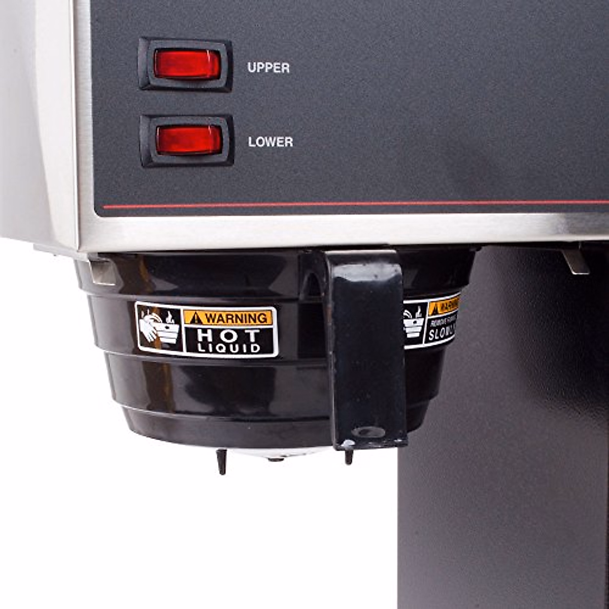 BUNN VPR 12 Cup Pourover Coffee Brewer with 2 Warmers - 120V 33200.0000, Black