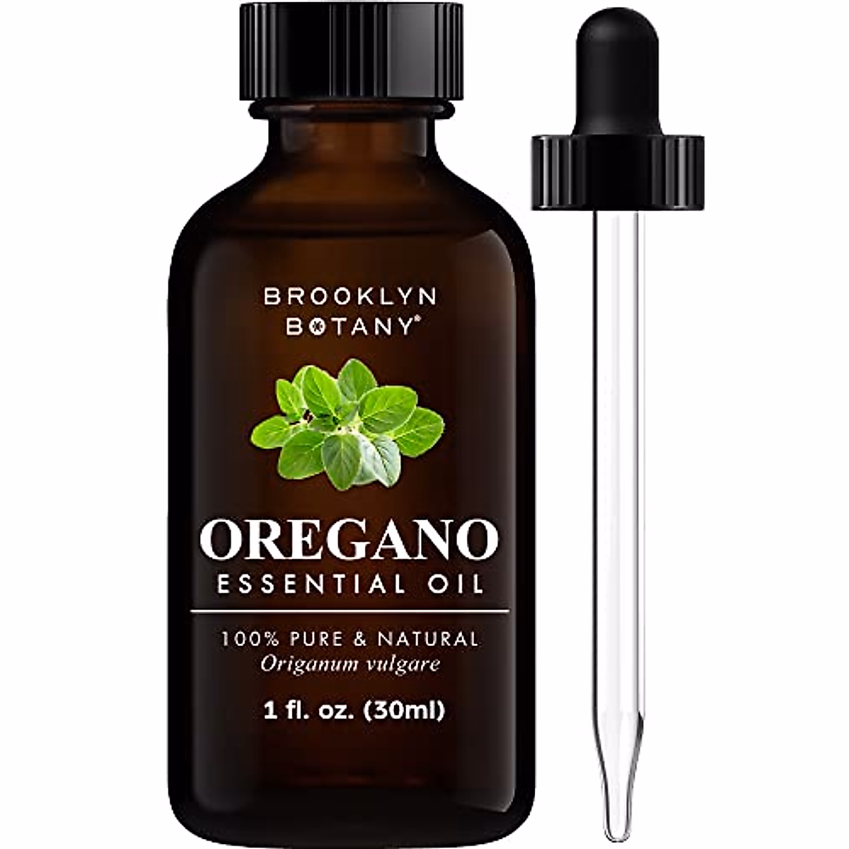Brooklyn Botany Oregano Essential Oil – 100% Pure and Natural – Therapeutic Grade Essential Oil with Dropper - Oregano Oil for Aromatherapy and Diffuser - 1 Fl. OZ