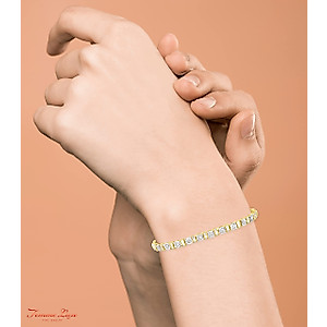 Femme Luxe Eva Miracle Set Diamond Tennis Bracelets for Women, Hypoallergenic, 925 Sterling Silver, Size 7.50 or 7.25 (Eva 3)