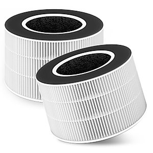 XBWW 2 Packs TD-1500 Replacement Filters Compatible with Tredy TD-1500 TD-1500BM Air Cleaner Purifier, 4 Stages Filtration of H13 True HEPA Filter and Activated Carbon Filter