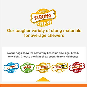 Nylabone Real Wood Stick Strong Dog Stick Chew Toy Maple Bacon Medium/Wolf (1 Count)
