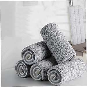 Hemoton 5Pcs Roller mop Head Microfiber mop Head mop Pads Refills Floor Cleaning Tool Foam mop Absorbent mop Head mop Replacement Heads Sponge mops Cleaning Utensils Absorb Water