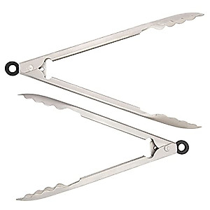 KitchenAid Universal Utility and Serving Stainless Steel Kitchen Tongs, Set of 2