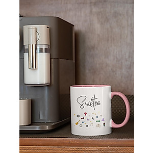 Bzelkry Coffee Mug - Singer Inspired Coffee Cup - 11 Ounce - Gift for Women - Singer Albums Inspired Cute Icons - Girl Fans Merch, Merchandise - Novelty Coffee Mug