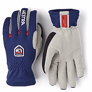 Hestra Unisex Windstopper Ergo Grip Touring Gloves for Cross Country & Winter Sports - Navy - 6