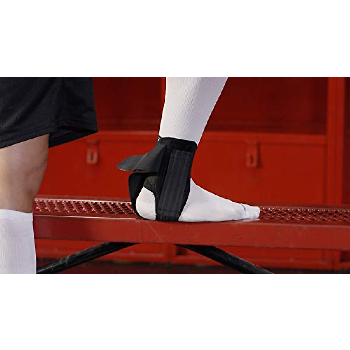 McDavid Stealth Lace-Free Ankle Brace, Lightweight Support and Stability with Flex-Support Stays for Cleats, Men and Women