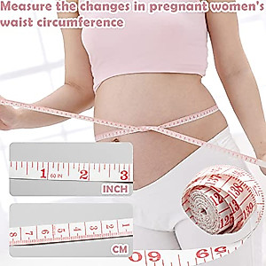 Nipple Rulers for Flange Sizing, Silicone & Soft Flange Size Measure for Nipples, Nipple Flange Measuring Tool with 1.5m Soft Tape Measure, Nipple Sizer Nipple Measurement Tool for Flanges (Pink)