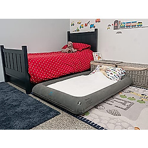 HUGBINO Inflatable Toddler Travel Bed - Kids Air Mattress - Portable Blow Up Bed for Children, Lightweight and Sturdy - Floor Beds and Mattresses for Youth, Durable Traveling Accessories for Toddlers