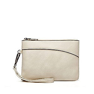 VOGUZY Handbags for Women Large Hobo Shoulder Bags Zipper Purse Tote Bag PU Leather Fashion Tote Satchel Bag Wallets White