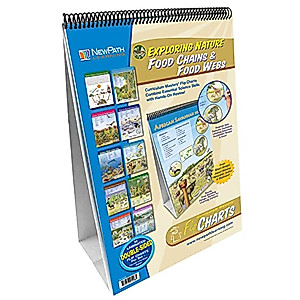 NewPath Learning - 34-6305 10 Piece Food Chains/Food Webs Curriculum Mastery Flip Chart Set, Grade 5-10