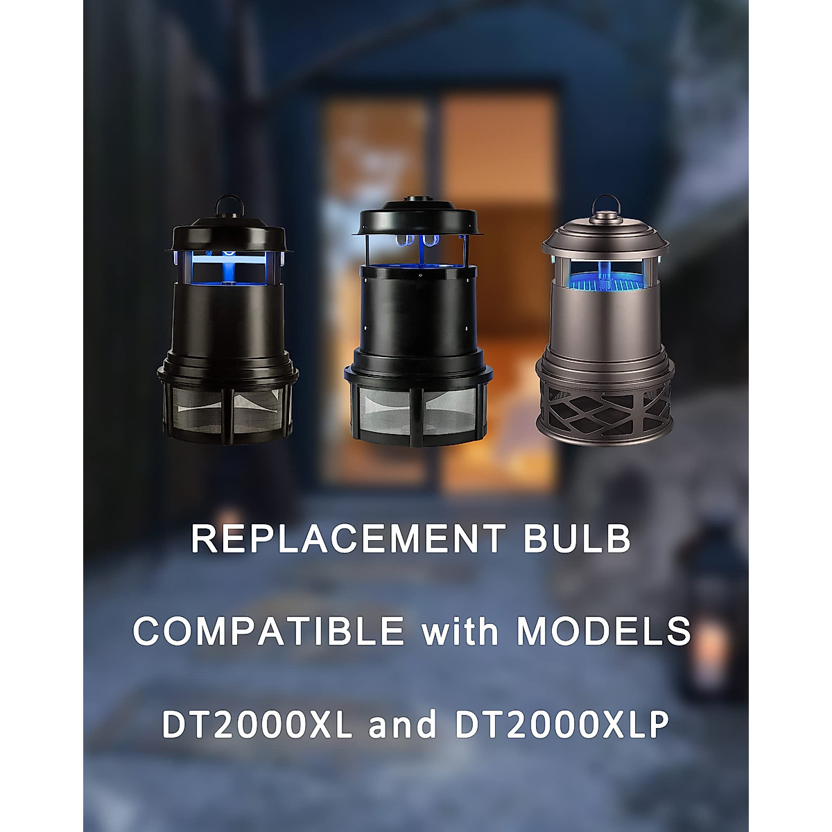 Dichroma 32050 6-Watt Replacement Bulbs Compatible with DynaTrap DT2000XL and DT2000XLP, 9 Inch T5 Dynatrap 1 Acre Mosquito & Flying Insect Trap Replacement UV Bulb - 4 Pack