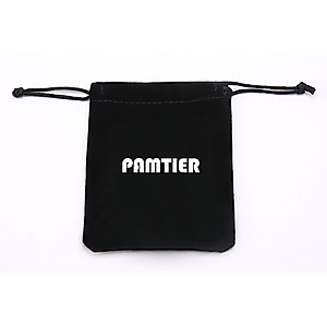 PAMTIER 10MM Classic Wide 2 Lines Rows CZ Crystal Ceramic Ring Women Wedding Band Multicolor Zircon White Size 7