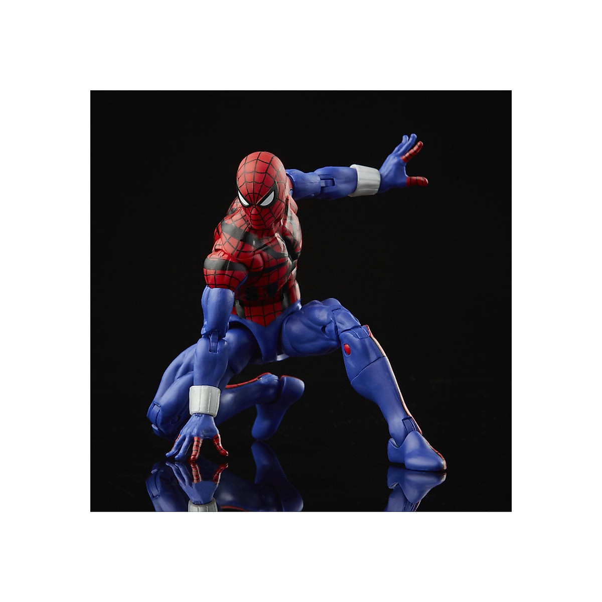 Spider-Man Marvel Legends Series 6-inch Ben Reilly Action Figure Toy, Includes 5 Accessories: 4 Alternate Hands, 1 Web Line FX