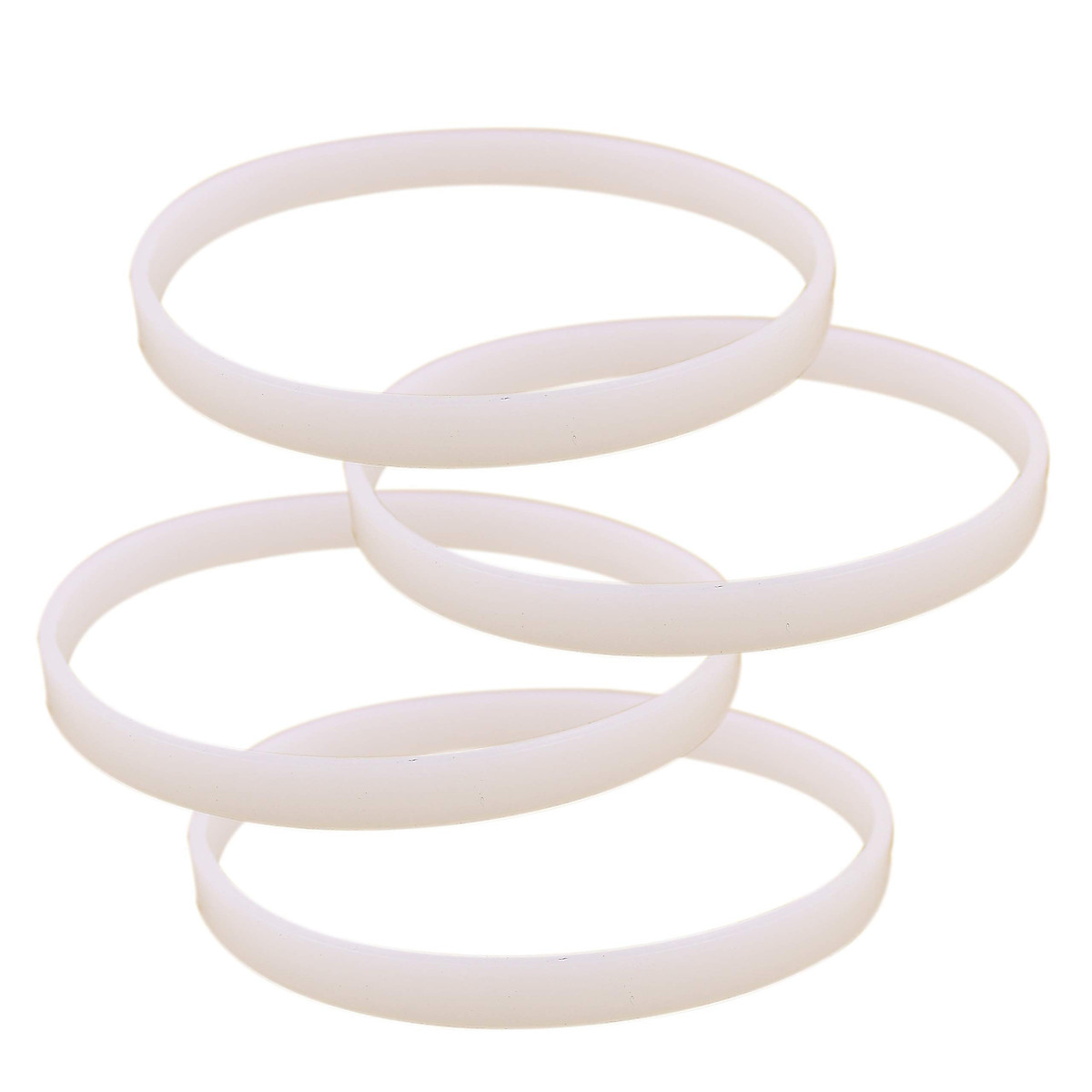 Joyparts 4 Pcs Replacement Parts Rubber Gasket Sealing White O-Ring,Compatible with Ninja Blender (4pcs 3.94inch)