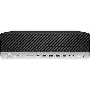 HP EliteDesk 800 G3 SFF Desktop Intel i7-7700 UP to 4.20GHz 32GB DDR4 New 512GB NVMe M.2 SSD Built in WiFi BT Dual Monitor Wireless Keyboard & Mouse Support Win10 Pro (Renewed)