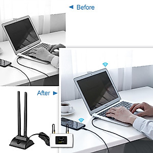 Bingfu 4G LTE Antenna Magnetic Base 6dBi 4G LTE MIMO SMA Male Antenna Compatible with 4G LTE Wireless CPE Router Cellular Gateway Industrial IoT Router MiFi Mobile Hotspot Modem USB Dongle Adapter