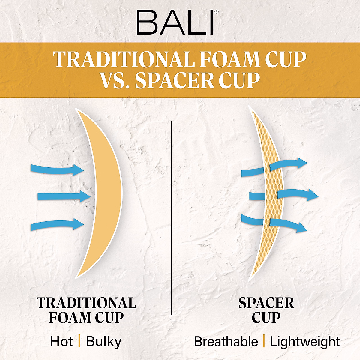 Bali Women's One Smooth U Ultra Light Illusion Neckline Underwire Bra, Black,36C