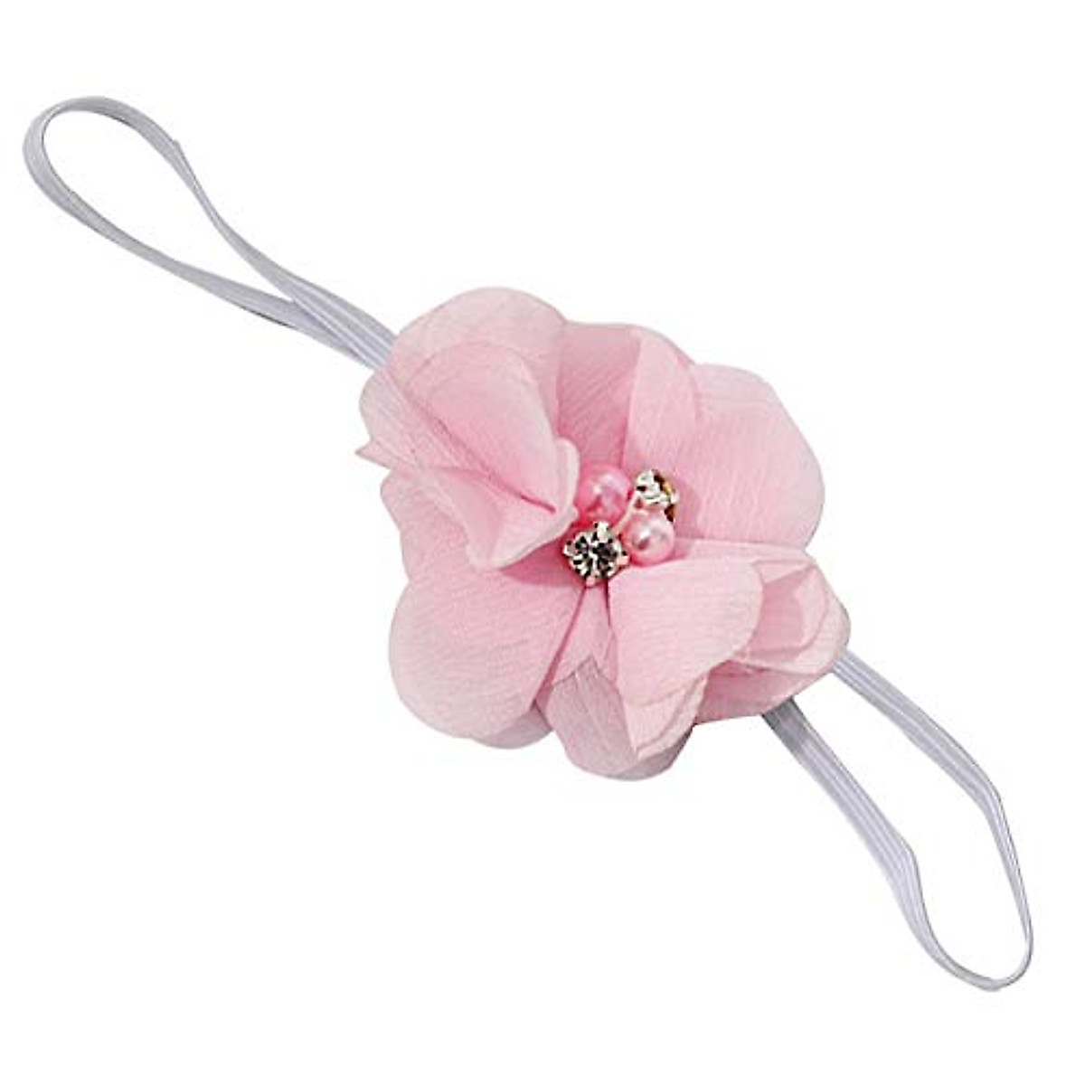 Baby Photo Props Set Infant Outfits Soft Fluffy Blanket Wrap Headband Photo Backdrop Rugs Newborn Photography Wrap Mat for Baby Boys Girls 3PCS Pink