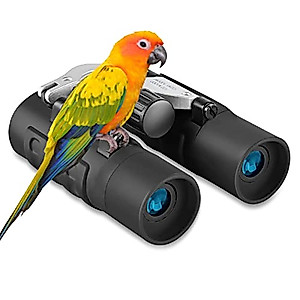 OuYteu Binoculars 122x1000 Compact with Clear Low Light Vision, Large Eyepiece Binocular for Adults Kids,High Power Easy Focus Binoculars for Bird Watching,Outdoor Hunting,Travel,Sightseeing