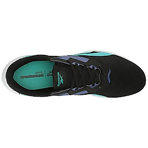Reebok Men's Energen Lite Running Shoe, Black/Classic Teal/Bold Purple, 10.5