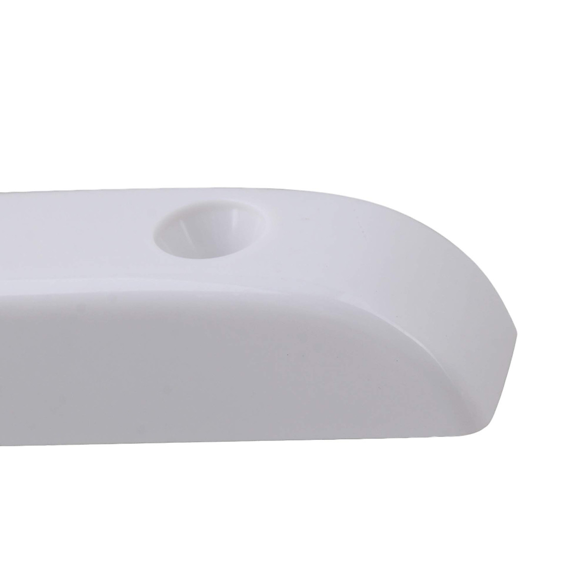 BQLZR Guitar Thumb Rest Bass Finger Rest Smooth Plastic Guitar Thumbrest Lightweight Thumb/Push Rests with Mounting Screws White