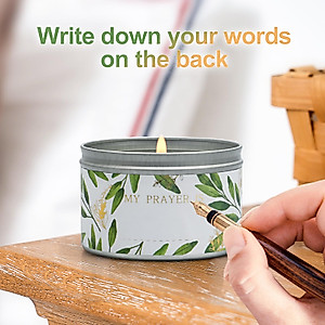 Sage Candles for House Energy Cleansing,4 Pack House Warming Gifts New Home Pure White Sage Candle Set for Chakra Healing-18oz 120 Hour Long Lasting Natural Soy Wax Aromatherapy Candle