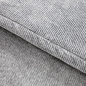 DEMDACO Grandma and Me Mauve Purple 60 x 70 Fleece Fabric Foot Pocket Throw Blanket