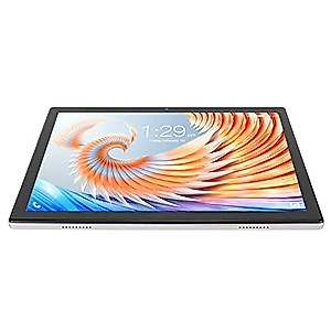 Airshi 10.1 Inch Tablet, Unlocked 4G Tablet PC White 100‑240V Octa Core for Student Office Home (US Plug)