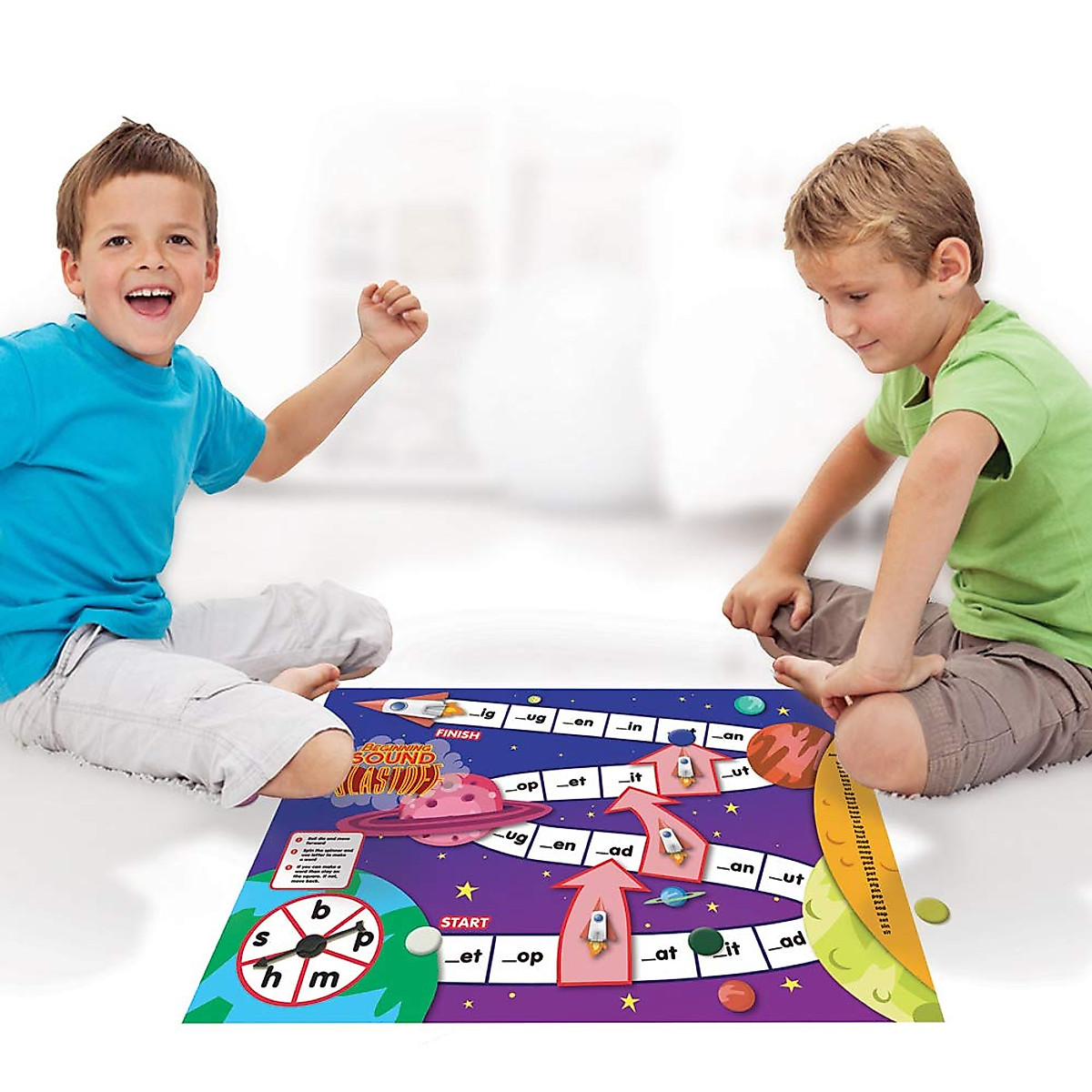 Junior Learning Different Letter Sound Games (Set of 6), Multi (JL400)