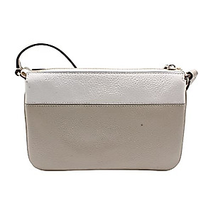 Kate Spade New York Leila Colorblock Triple Gusset Crossbody in Light Sand