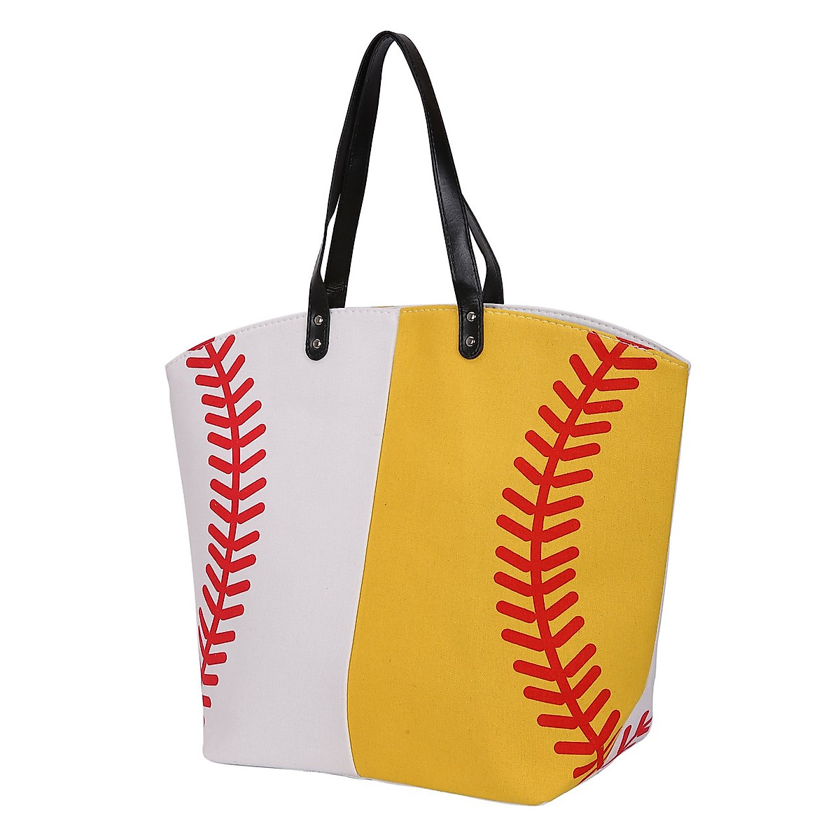 Large Baseball Tote Bag Sports Prints Utility Tote Beach Bag Travel Bag