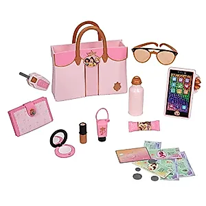 Disney Princess Style Collection Deluxe Tote Bag & Essentials [Amazon Exclusive], Pink