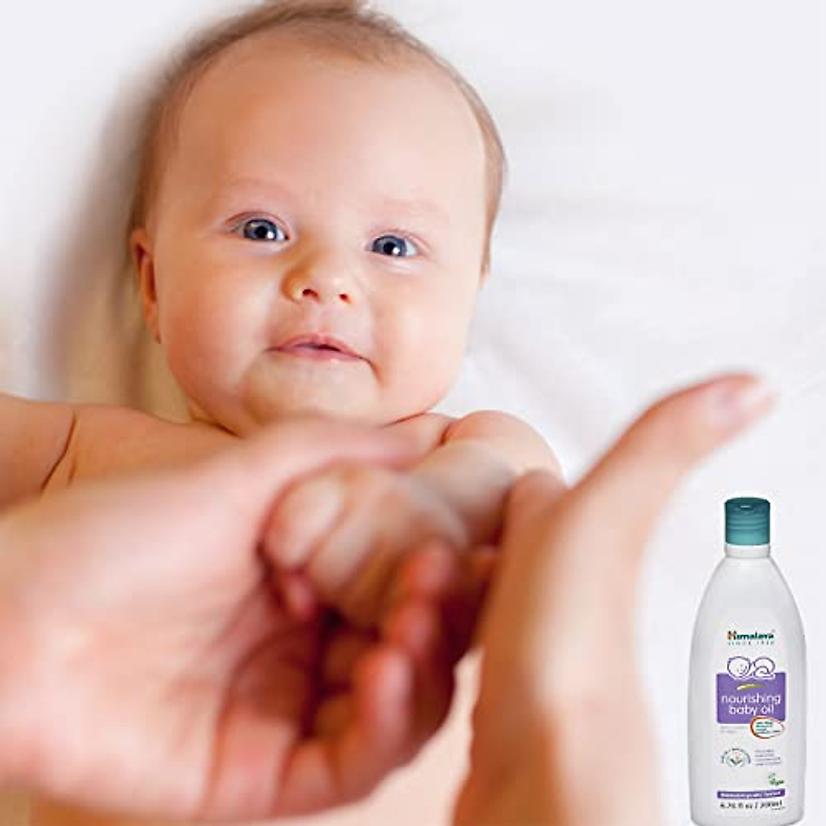 Himalaya Nourishing Baby Oil, Light & Non-Greasy for a Soothing Massage or Baby Bath, 6.76 oz, 2 Pack