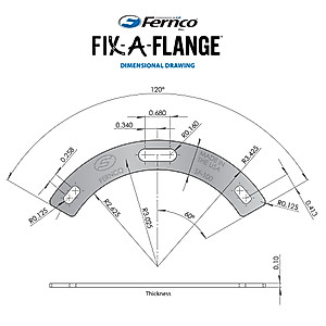 Fernco Fix-A-Flange Complete Universal Toilet Flange Water Closet Repair Kit