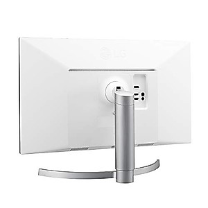 LG 27UK650-W 27” Inch UHD (3840 x 2160) IPS Display with HDR 10, sRGB 99% Color Gamut, AMD FreeSync Technology, 3-Side Virtually Borderless Design
