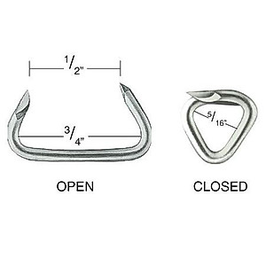 500 Hog Rings 3/4 for Automotive Upholstery Supplies Tools