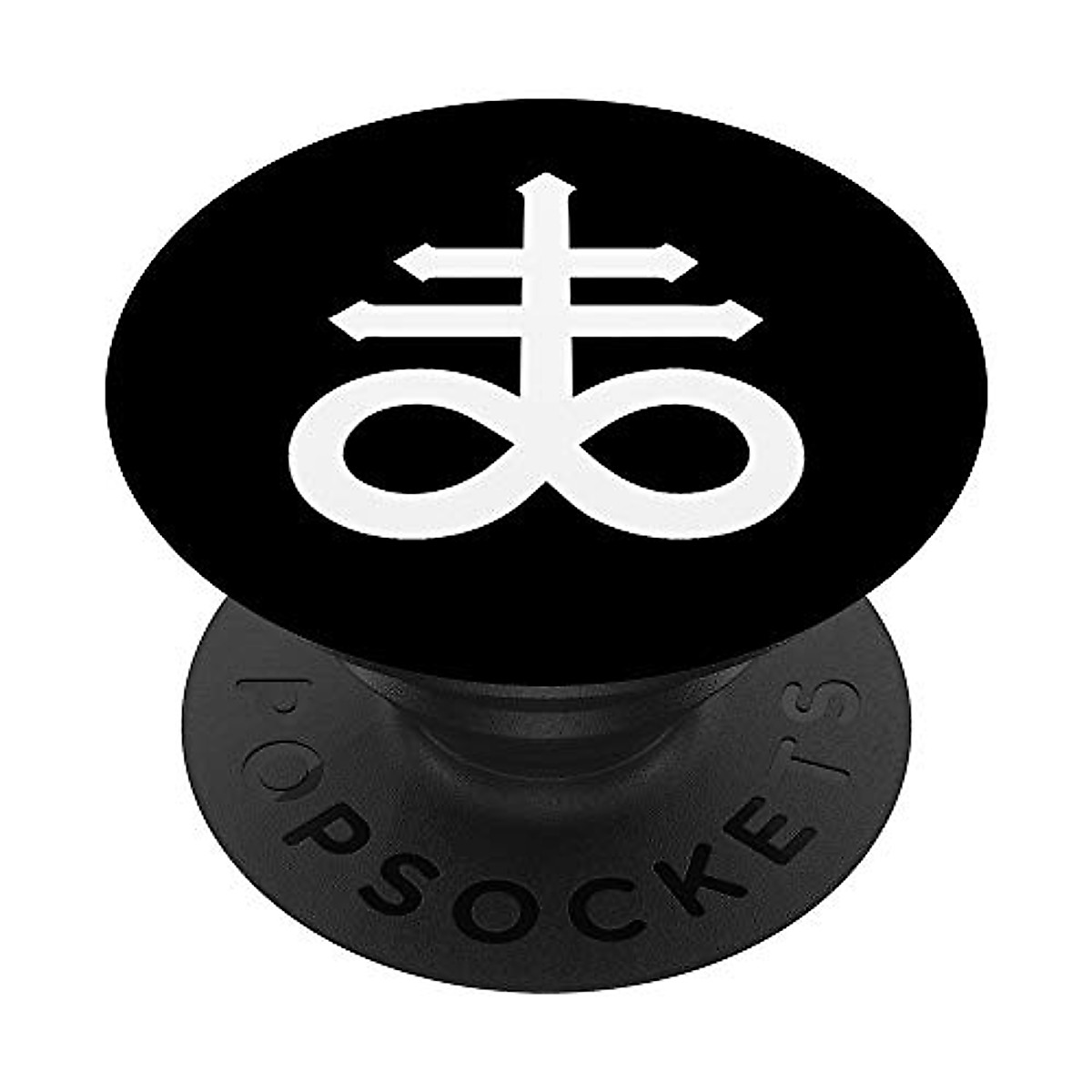 Leviathan Cross Satanic Cross And Alchemy Symbol PopSockets PopGrip: Swappable Grip for Phones & Tablets