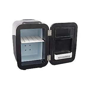Stand Up Desk Store Portable Mini Fridge Cooler and Warmer - Compatible with AC, USB, and 12V Cigarette Lighter Plugs