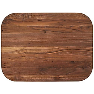 John Boos Block WAL-MN2418150-SM Carving Collection Pyramid Design Reversible Walnut Cutting Board with Juice Groove, 24 Inches x 18 Inches x 1.5 Inches