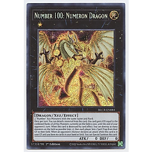 Number 100: Numeron Dragon - BLCR-EN084 - Secret Rare - 1st Edition