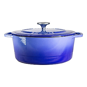 Marquette Castings 6 qt. Enameled Cast Iron Dutch Oven (Superior Blue)