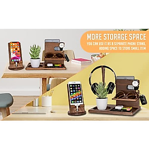 Taidesor Custom Name Gifts For District Chief - Skull Smoke Head - Frisco Fire Dept, Handmade Wooden Personalized Birthday, Promotion, Graduation, Retirement Gift For Firefighter Fireman