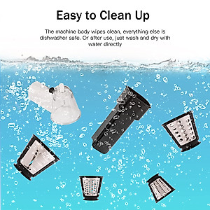 Electric Cheese Grater,Professional Electric Slicer Shredder,150W 4 in 1 Electric Salad Machine for Fruits, Vegetables, Cheeses, Salad Maker with 4 Free Attachments for Home Kitchen Use