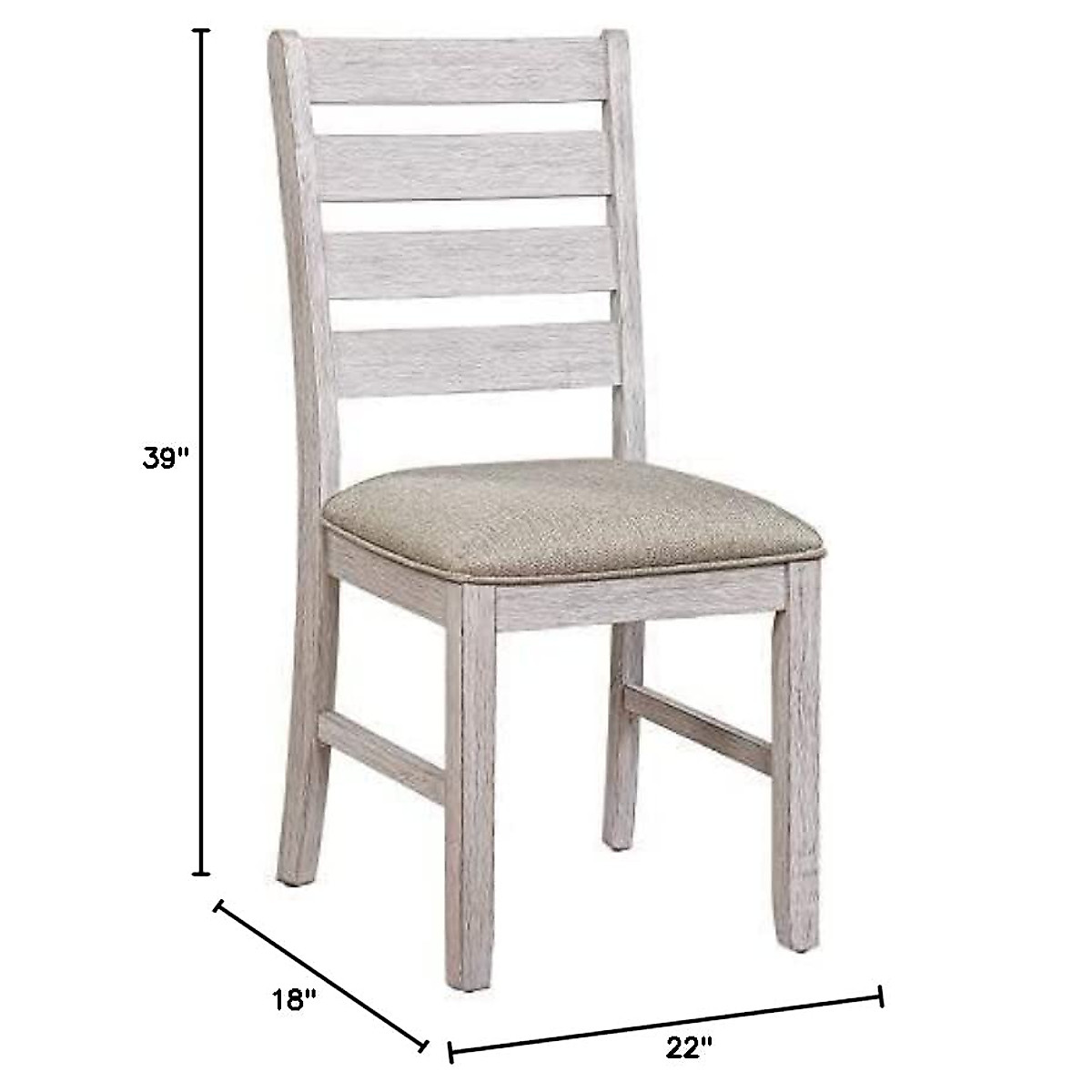 Lexicon Ameillia Dining Chair (Set of 2), White