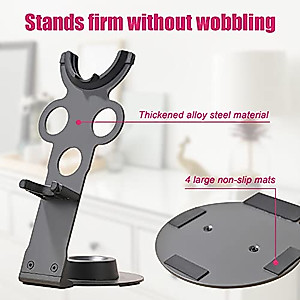 CATOOMUU for Dyson Supersonic Hair Dryer Stand Holder, Dyson Blow Dryer Accessory Organizer, Attachments Counter Storage Rack