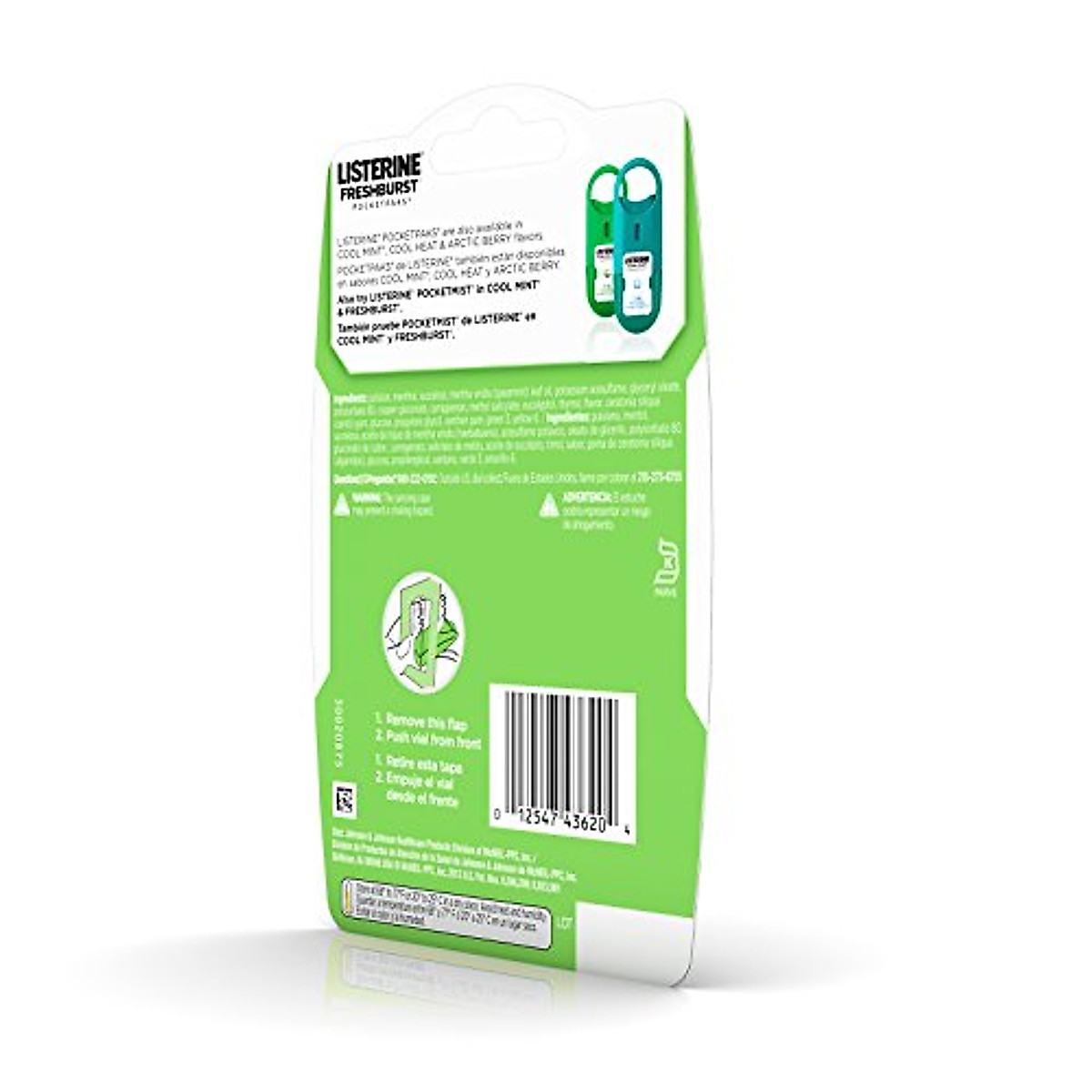 Listerine PocketPaks Breath Strips, Fresh Burst, 72 Count (Pack of 2)