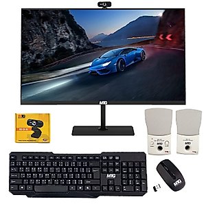 TechMagnet All in one Desktop Computer, Cheetah 6, Intel Core i5 6th Gen 2.5 GHz, 16GB DDR3, 240GB SSD, New 24 inch LED, Wireless Keyboard Mouse, Speaker and Webcam, Windows 10 Pro (Renewed)