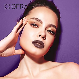 Ofra Cosmetics Mocha - Long Lasting Liquid Lipstick Lightweight Velvet Matte Lip Makeup with Vitamin A & Antioxidants - Lasts Up To 5 Hours - Vegan Formula - 8g Tube