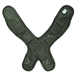 FallTech 7004Y Shoulder Pads - Back and Shoulder Pad Assembly for FBHes fits Most, Black